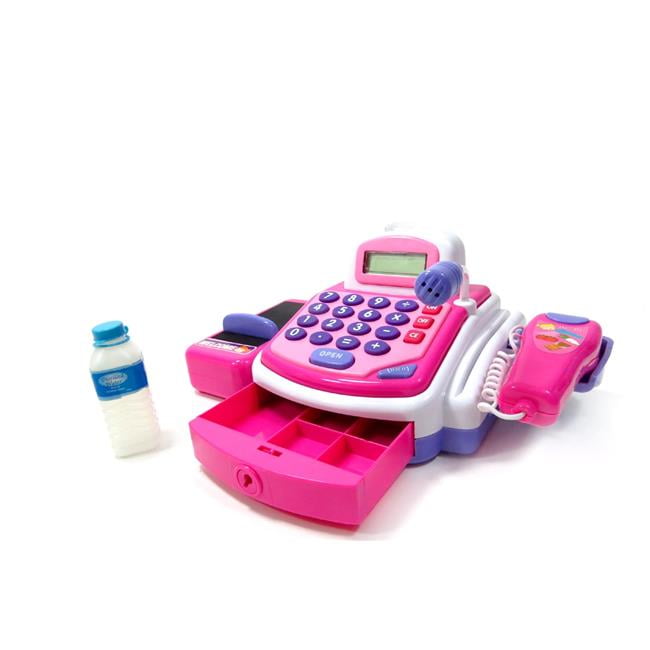 Netjett XS67179 UNO1RC Kids Boys & Girls Pretend Play Electronic Cash Register Toy - Pink ...