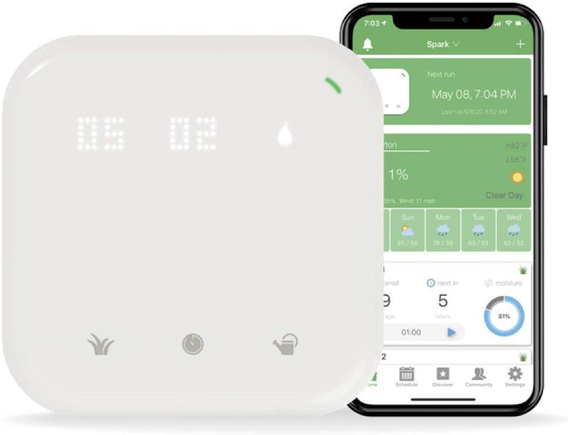 Netro Spark Smart Sprinkler Controller, WiFi, Weather Aware, Remote ...