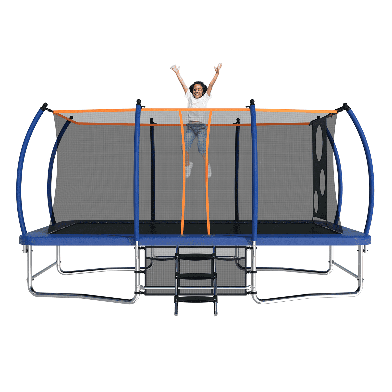 Netrum 10 x 16ft Rectangle Trampoline for Kids and Adults, Outdoor ...