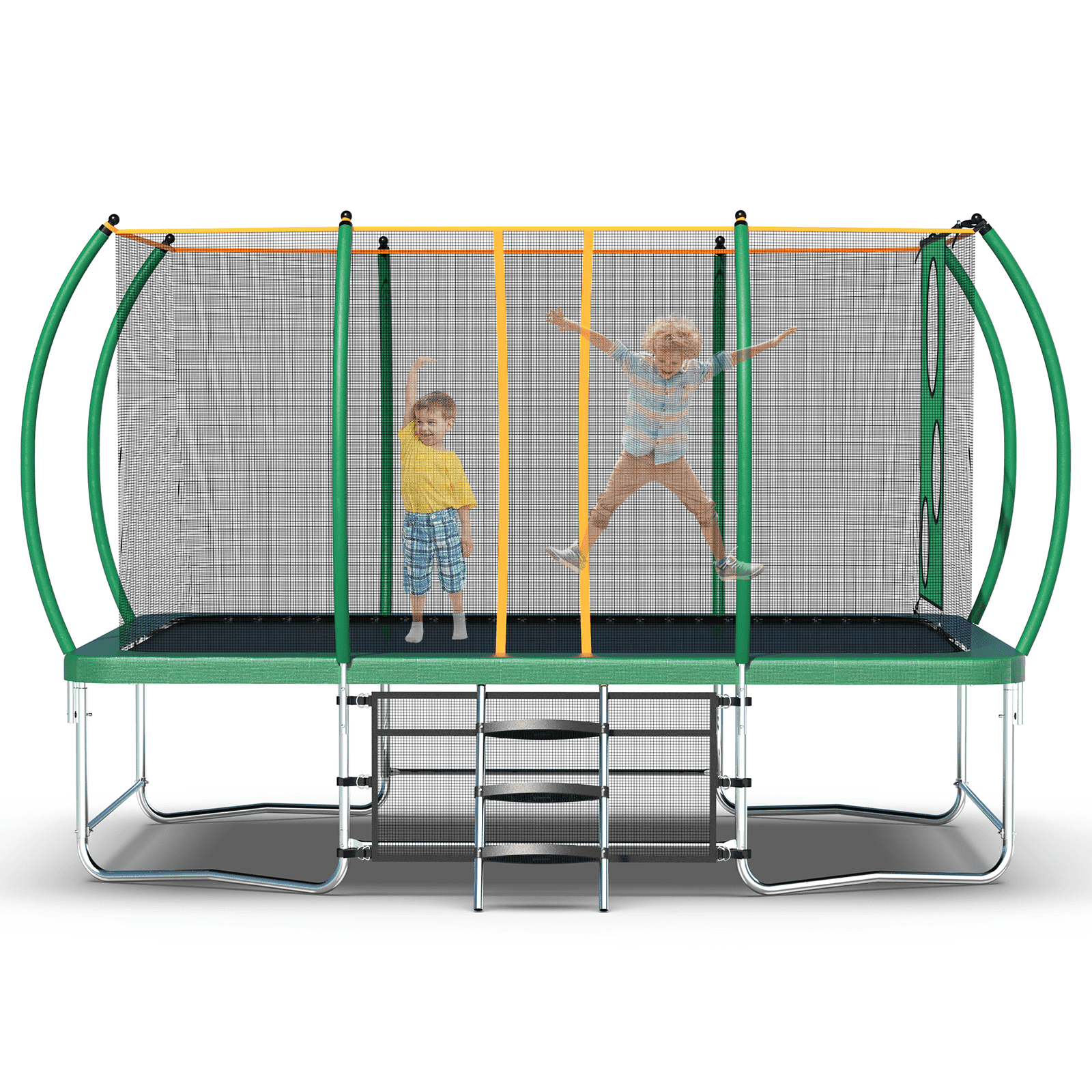 Netrum 8 x 14ft Rectangle Trampoline for Kids and Adults, Outdoor ...