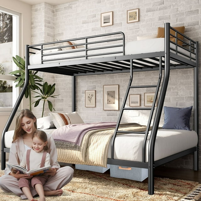 Netrum Twin over Full Bunk Bed for Adults Teens,Heavy-Douty Metal Bunk ...