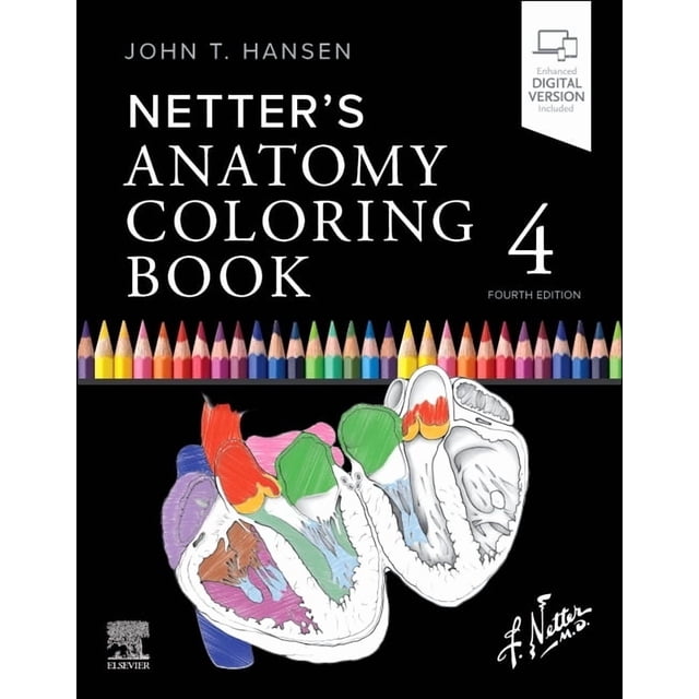 Netter's Anatomy Coloring Book, (Paperback) - Walmart Business Supplies