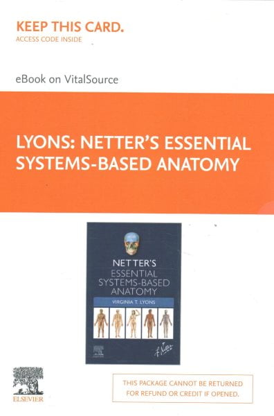 Netter's Essential Systems-Based Anatomy - Walmart.com