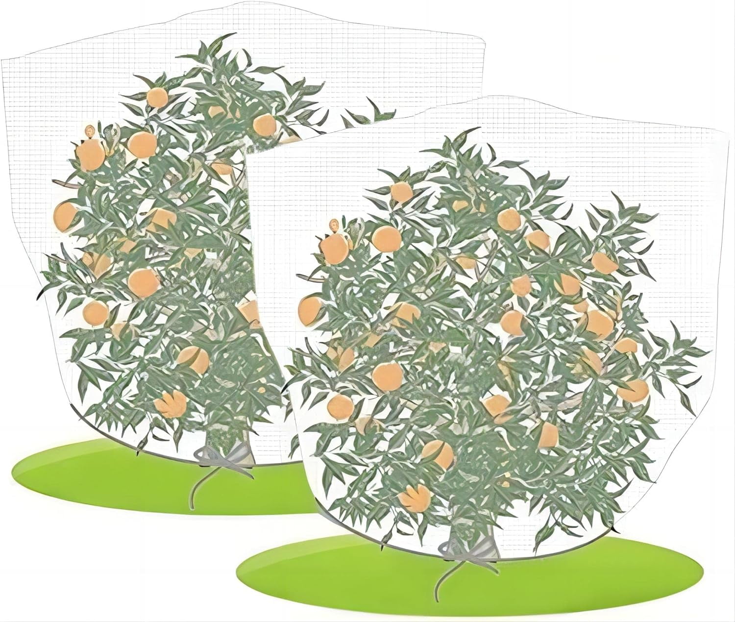 Netting 84" Hx72 W Garden Netting Insect Pest Barrier,Plant Cover Fruit ...
