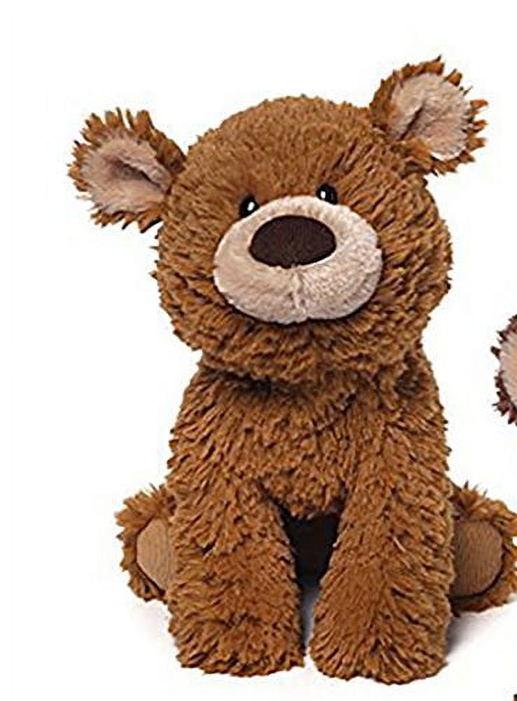 Netty Light Brown Fluffy Bear 10" by Gund - Walmart.com