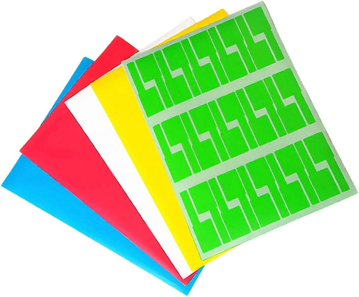 Network Cable Labels Stickers 10 Pcs A4 Size Solid Stationery Stickers ...