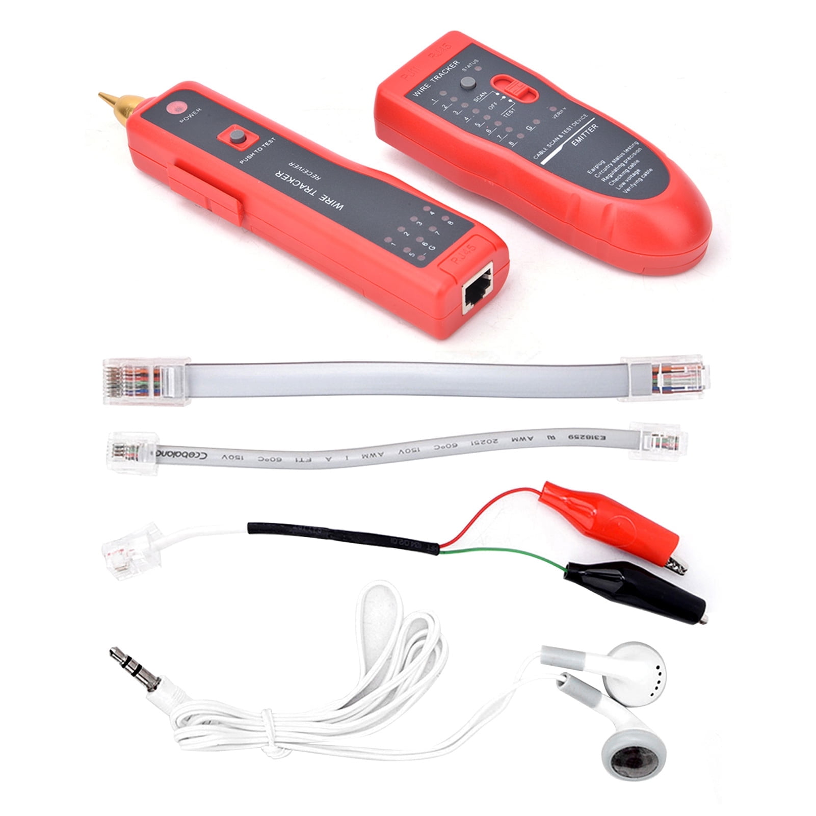 Network Cable Tester,Cable Line Finder,Multifunction Cable Tester Wire ...