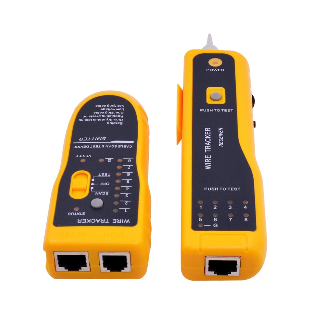 Network Cable Tester Cat5 Cat6 RJ45 UTP STP Line Finder Telephone Wire ...