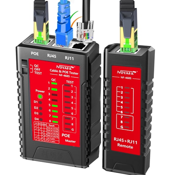 Network Cable Tester for RJ45 RJ11 RJ12 /Cat5 Cat5e Cat6 Cat6a Cat7 ...