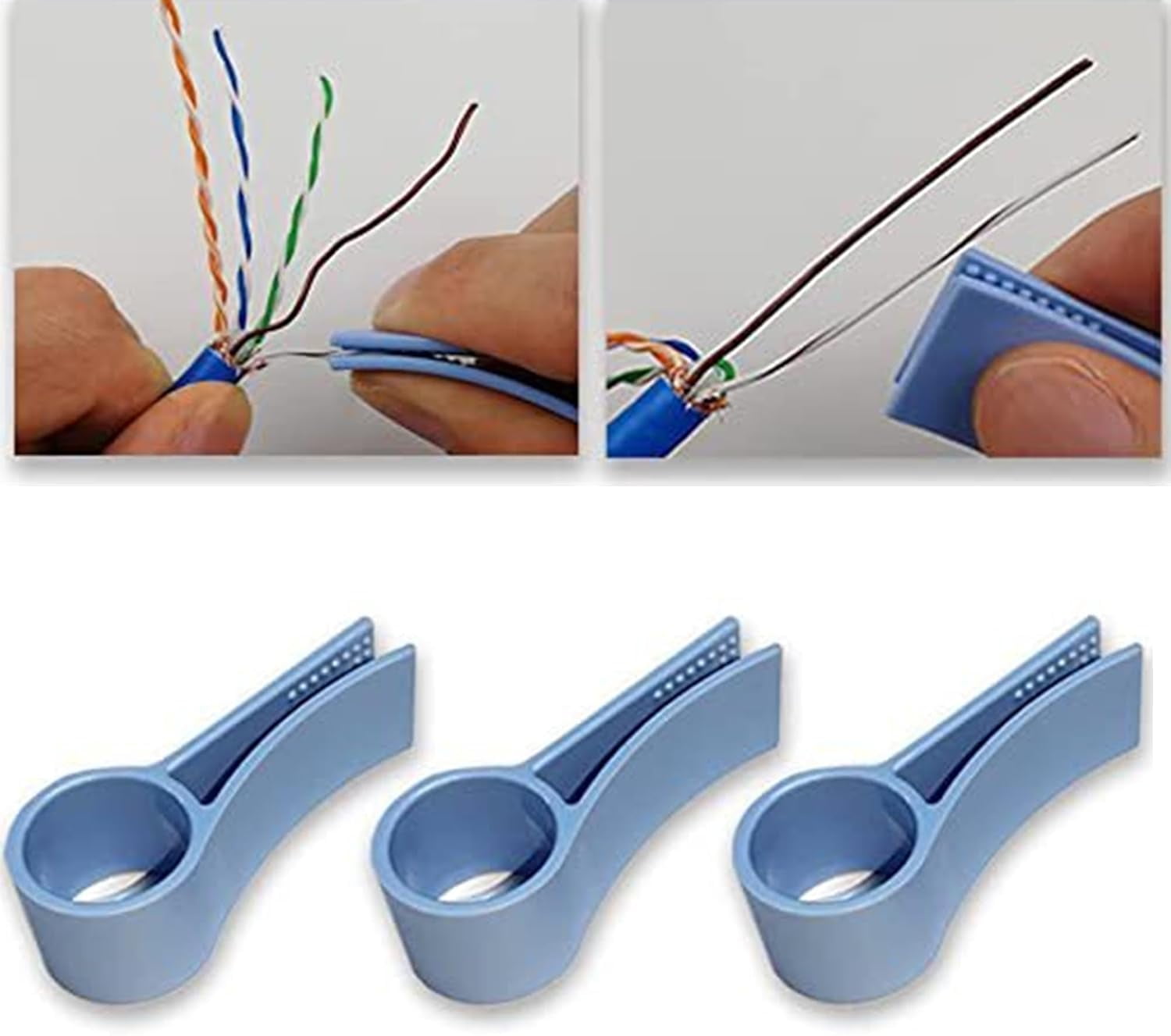 Network Cable Untwist Tool: 6Pcs Wire Straightener for CAT5/CAT5E/CAT6 ...