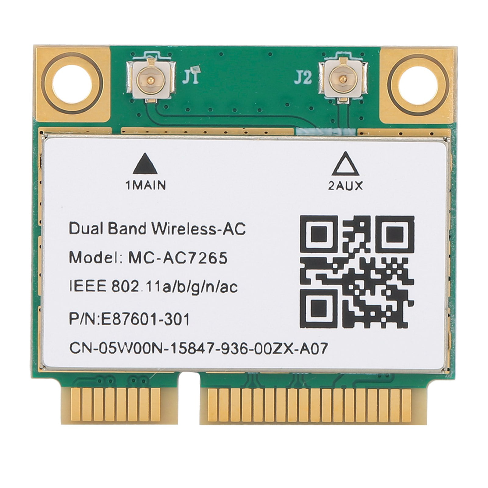 Network Card Mini PCIâ€‘E Gigabit Dualâ€‘Band for Bluetooth 4.2 ...
