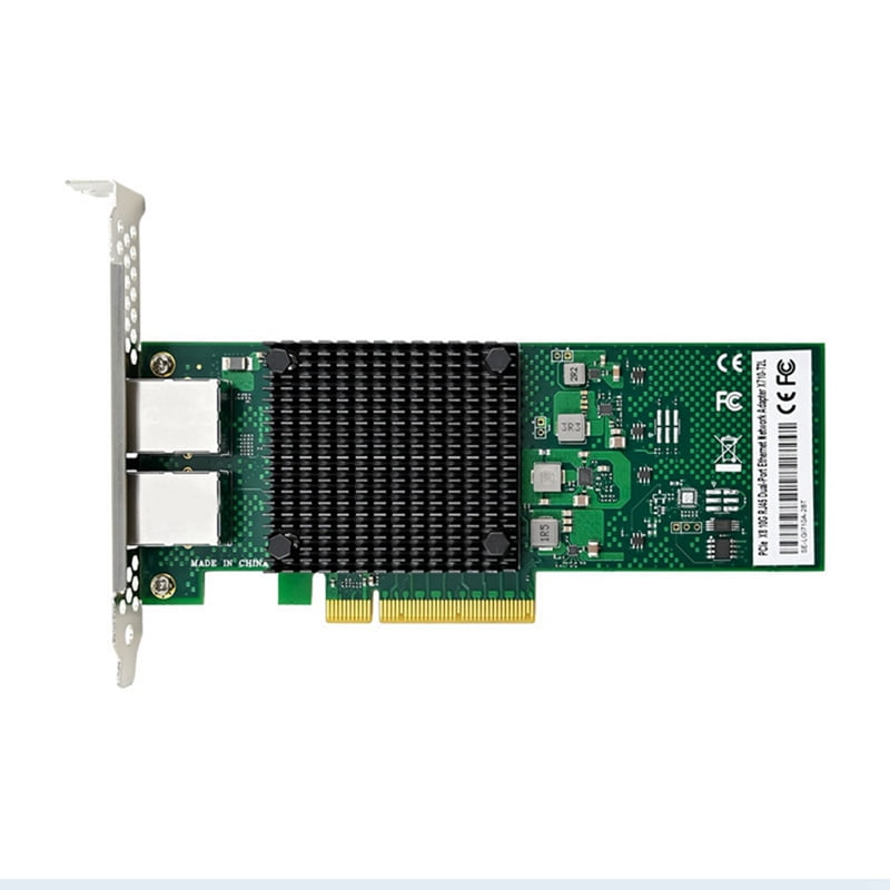 Network Card PCIe X8 V710-T2 Dual Port Server Network Card Supports 2 X 5GbE NBASE-T Server ...