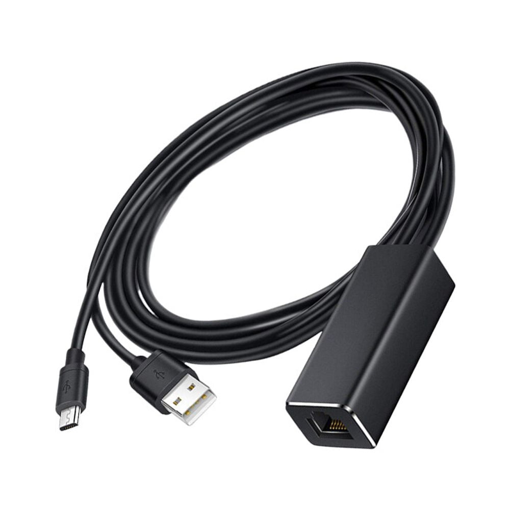 Network Card TV Ethernet Adapter for Stick Micro USB to RJ Connectivity ...