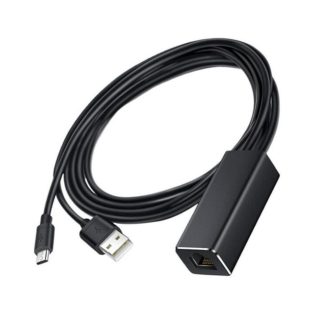 Network Card TV Ethernet Adapter for Stick Micro USB to RJ Connectivity ...