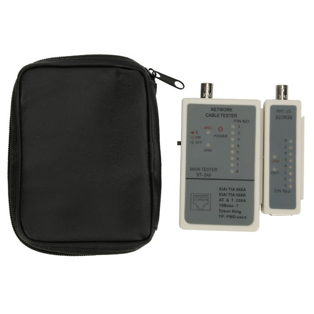 Network Coaxial Cable Tester RJ45/RJ12/RJ11 LAN Cable Tester Line ...