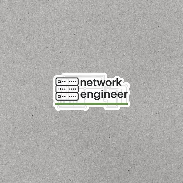 Network Engineer Sticker - It Networking Laptop Decalphone Decal Water Bottle Stickers, Vinyl ...