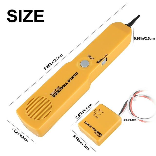 Network Rj11 Line Finder Cable Tester Toner Electric Wire Tracer Pouch ...