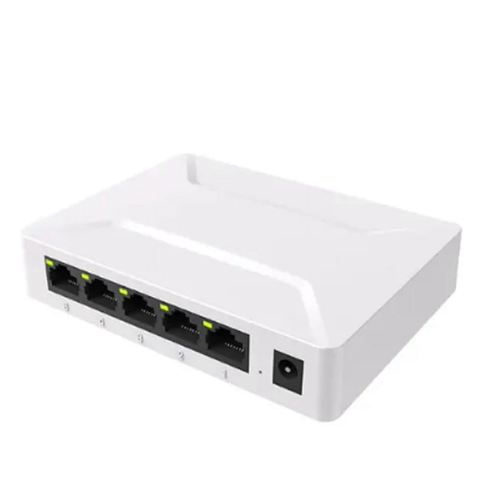 Network Switch 5 Port 100/1000Mbps Gigabit Network Ethernet Switch ...