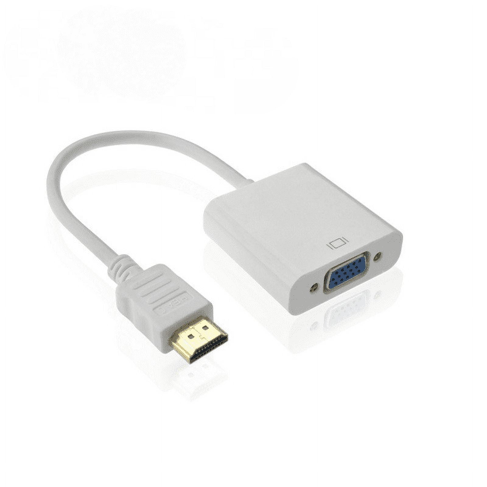 Network set-top box player connected to projector display HDMI to VGA ...