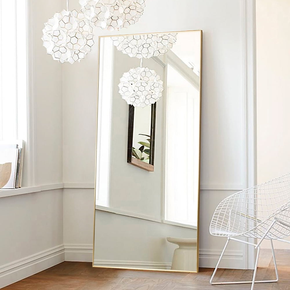 71"x32" Gold Modern Full Length Mirror - Walmart.com