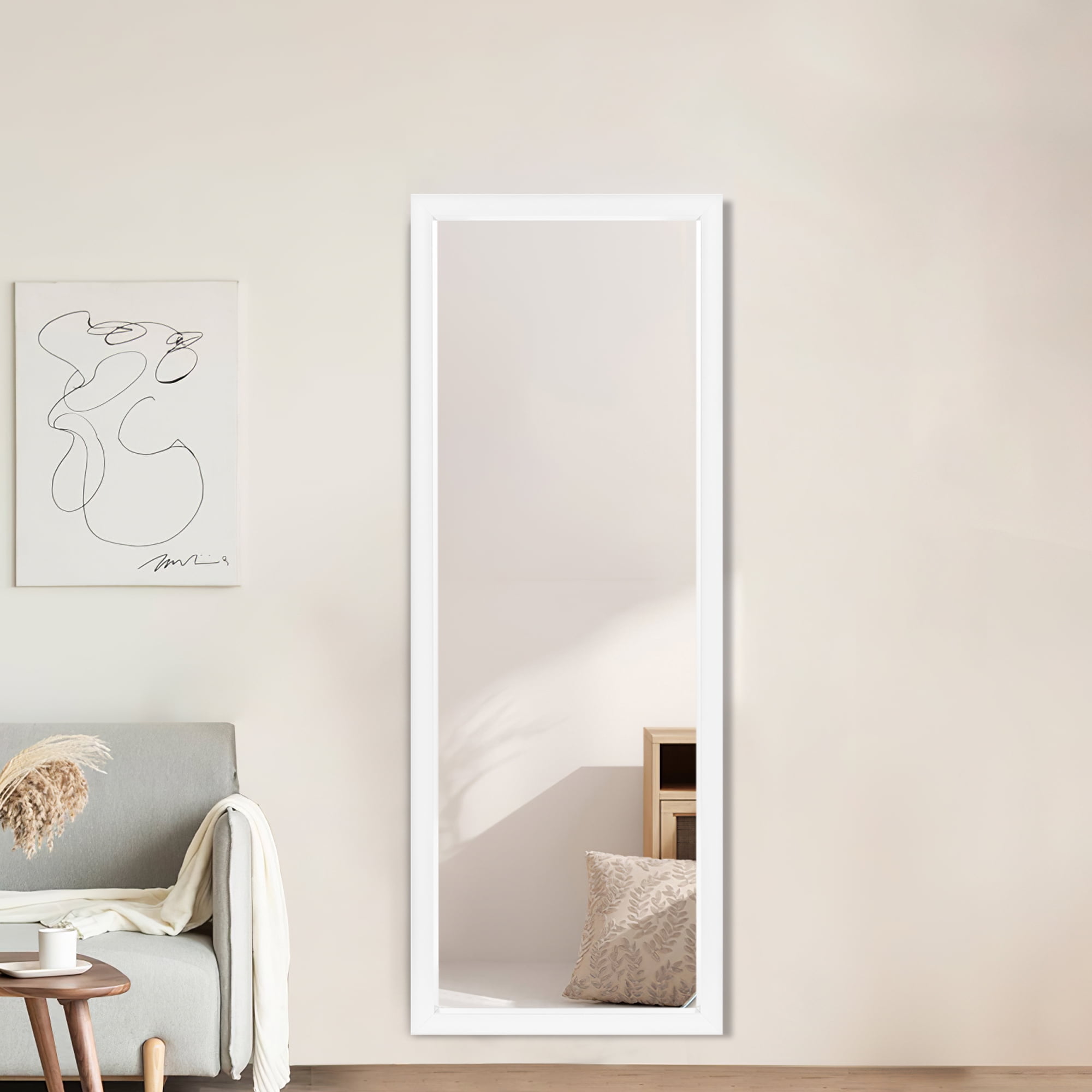 Mirror Wall Mounted Mirror Rectangle with PS Frame for Living Room ...
