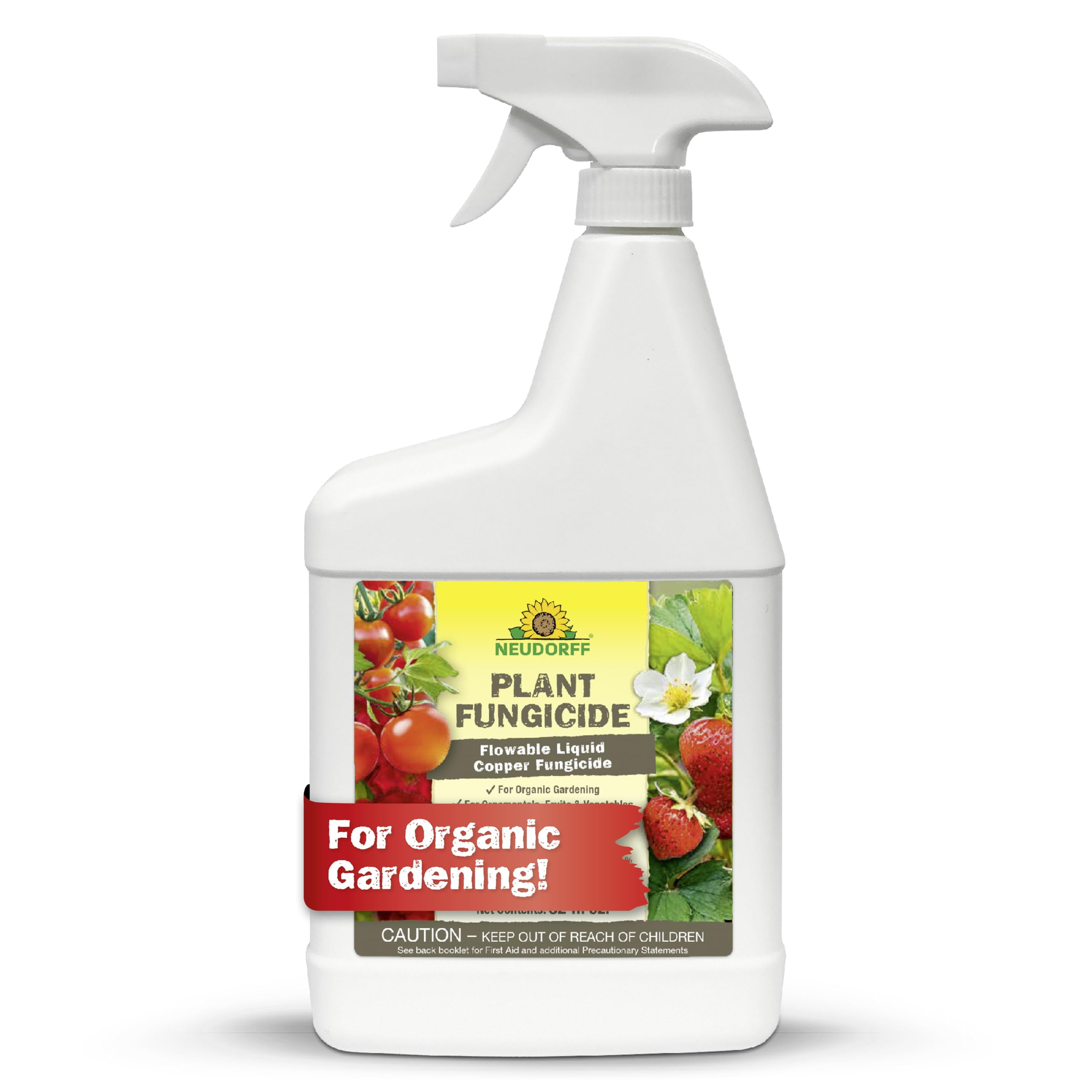 Neudorff Plant Fungicide Spray, JKF25 Copper Soap Fungicide for Roses ...