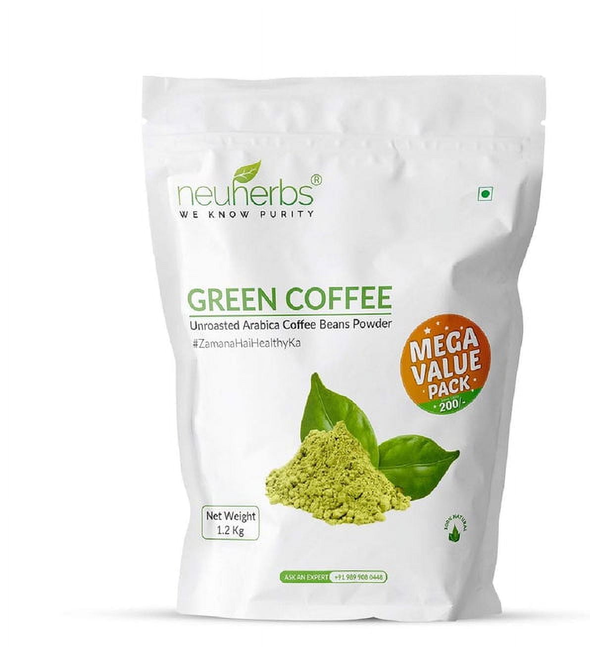 Neuherbs Green Coffee Beans powder - Walmart.com