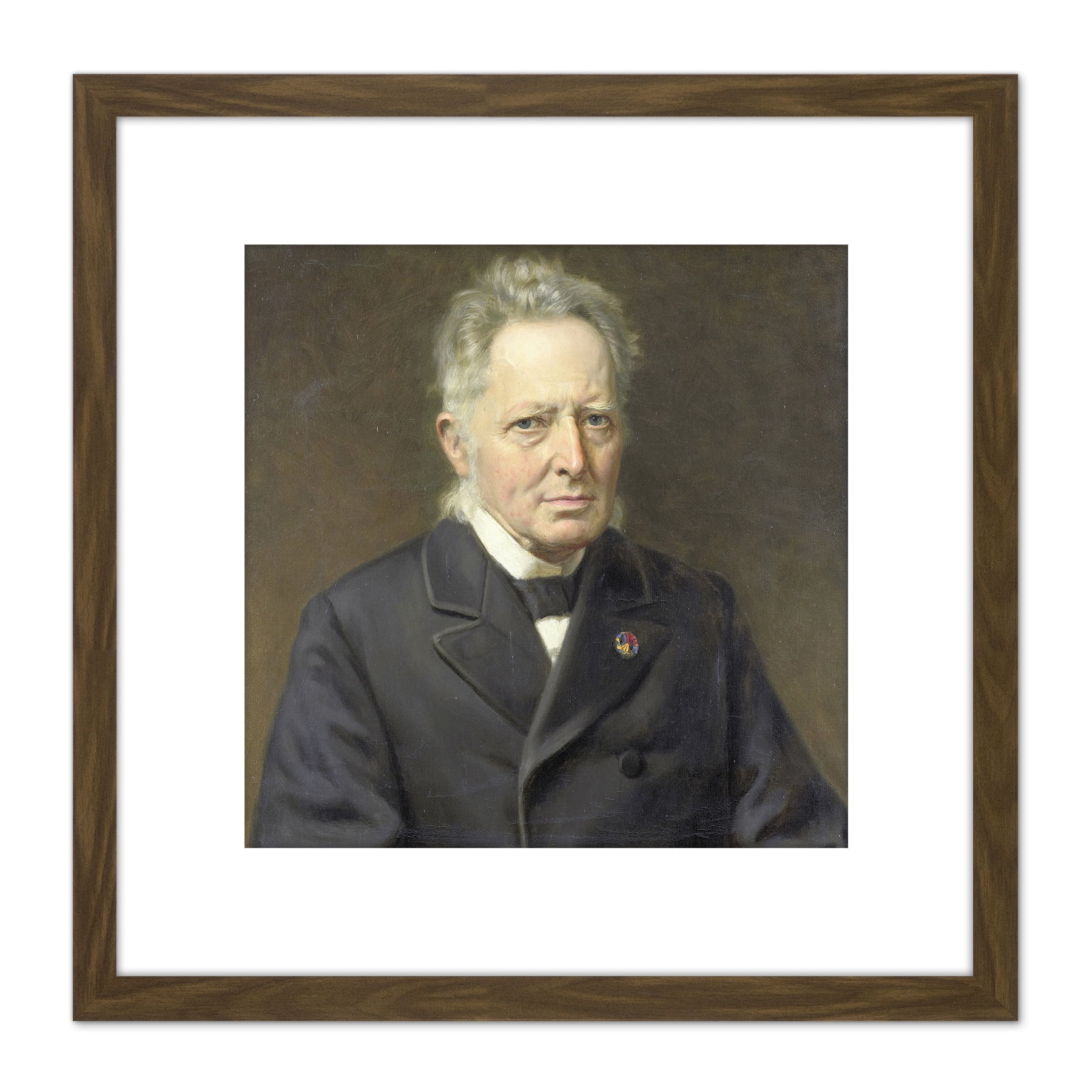 Neuman Portrait Jan Heemskerk Azn Painting 8X8 Inch Square Wooden ...