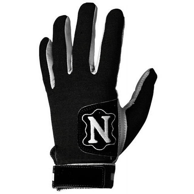 Neumann Tackified Receiver Football Gloves, (Black Medium) - Walmart.com