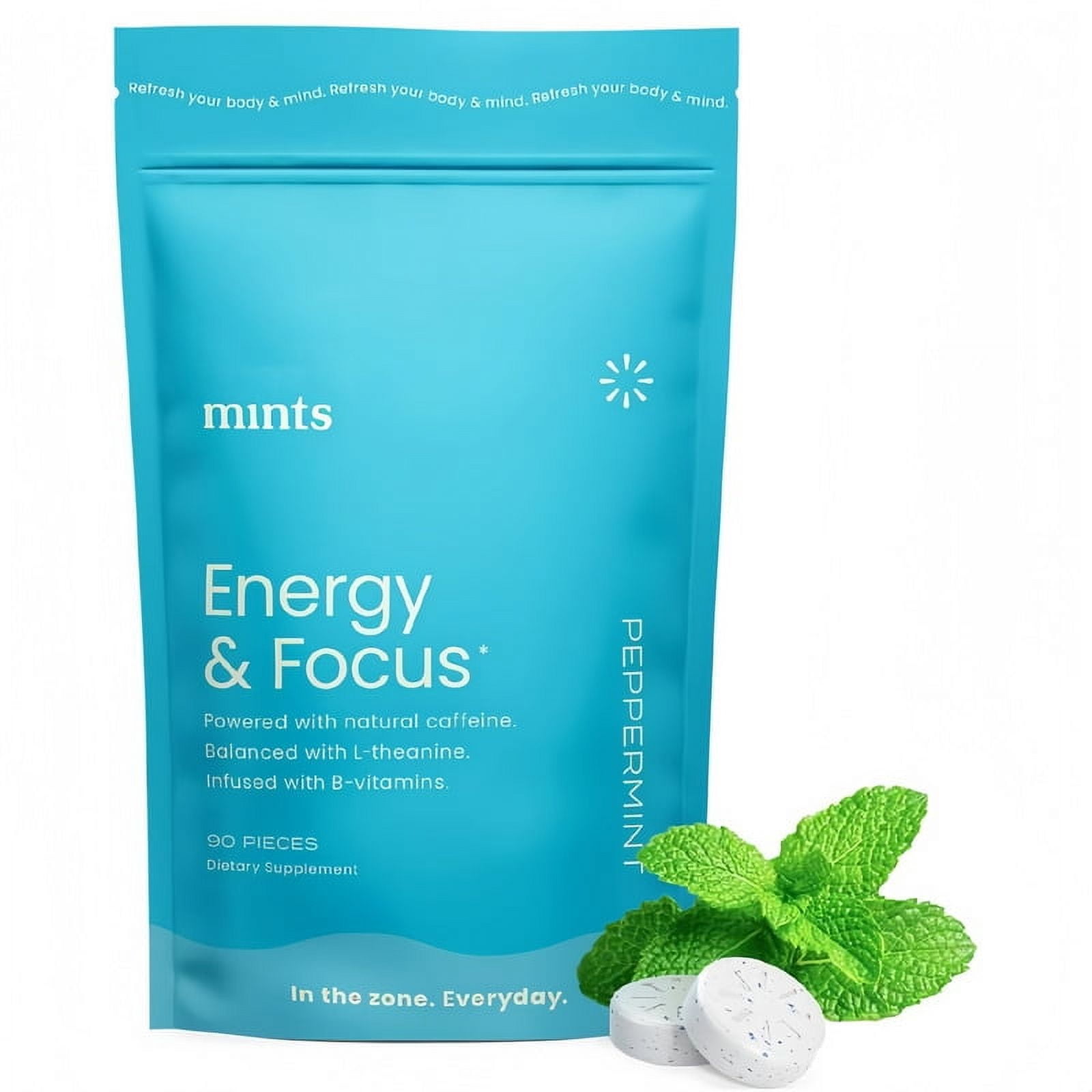 Neur0Mints Energy Caffeine Mints (90 Pieces)- Sugar-Free - Walmart.com