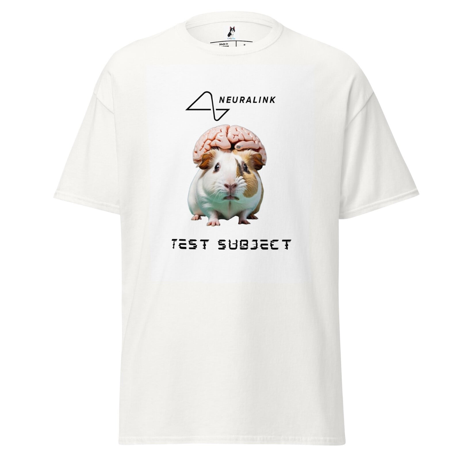 Neuralink Test Subject Guinea Pig Funny Classic Tee Shirt - Walmart.com