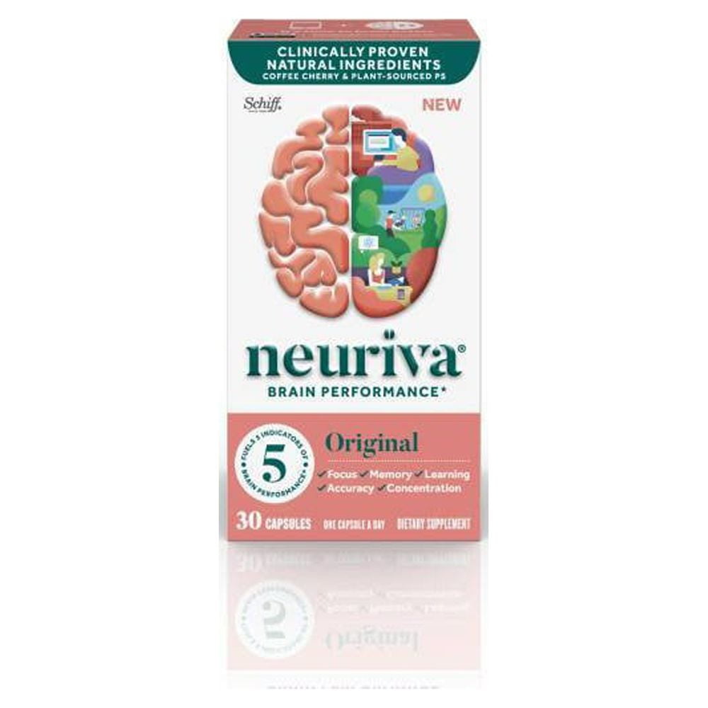 Neuriva Original Brain Performance Capsules - 30ct (Pack of 4 ...