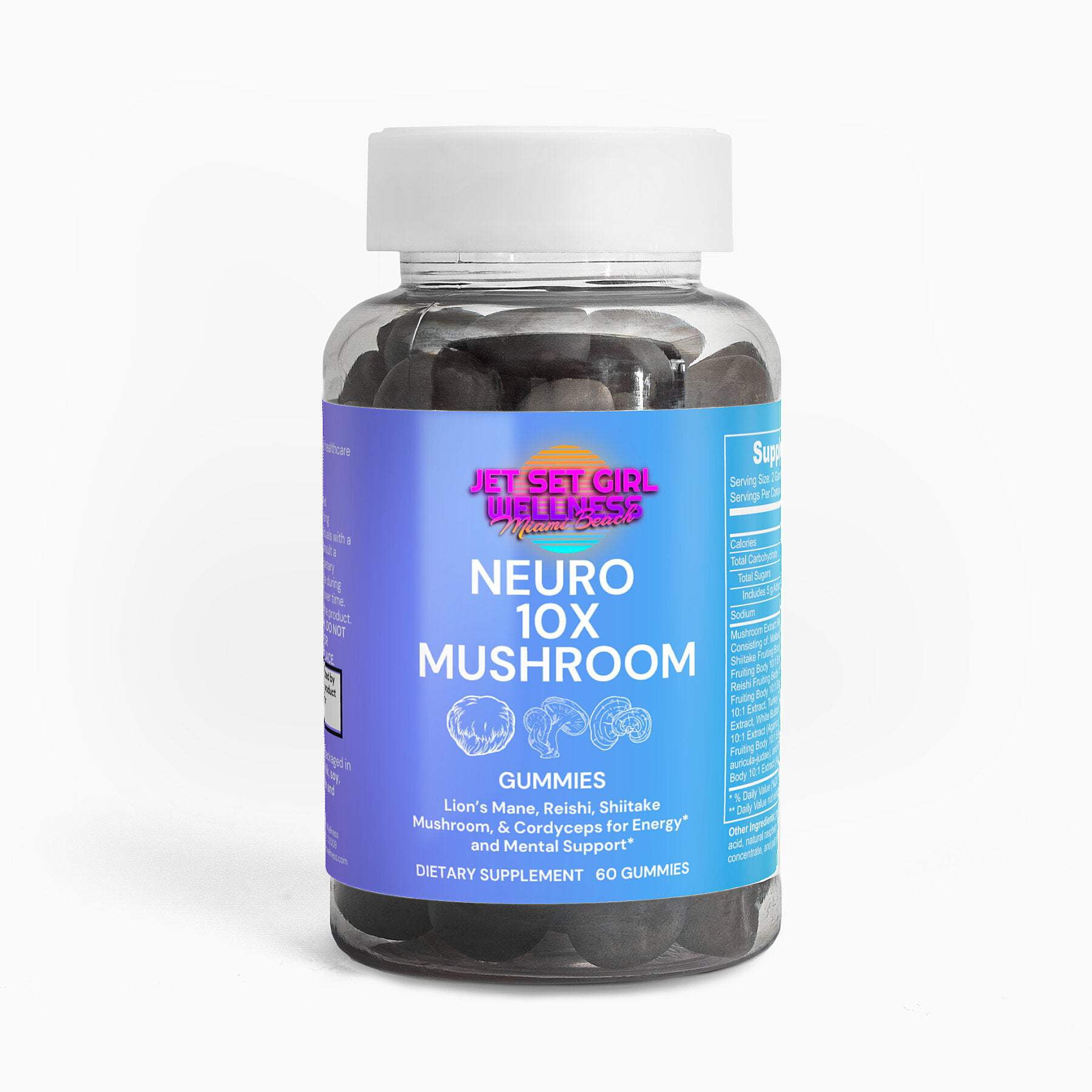Neuro 10X Mushroom Gummies Mental Clarity & Cognitive Support, Lion's ...
