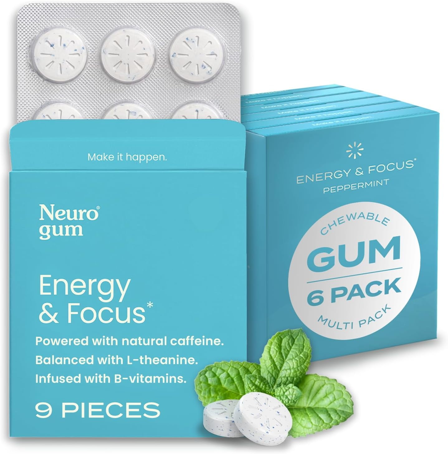 Neuro Gum Energy Caffeine Gum (54 Pieces) - - Walmart.com