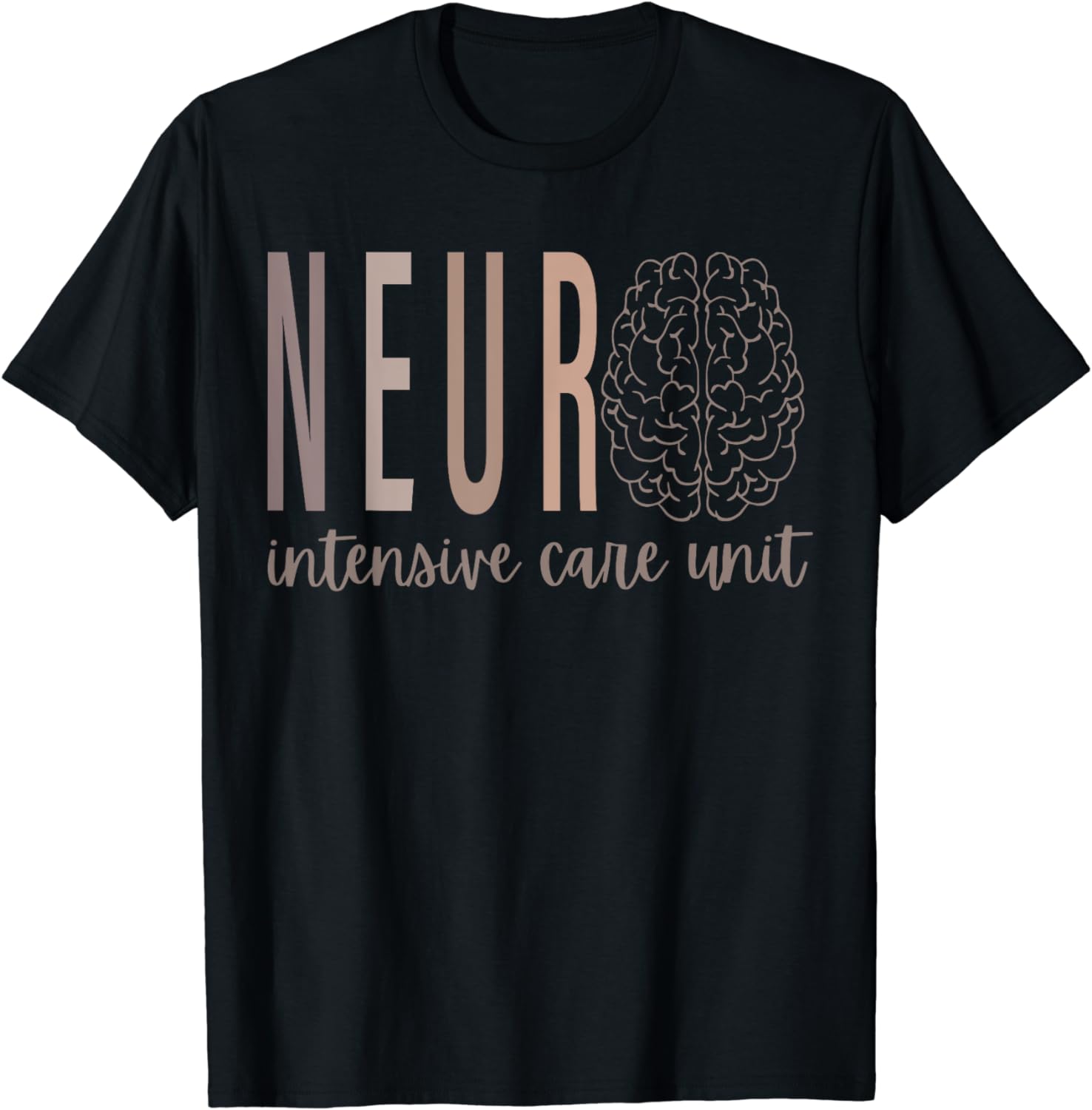 Neuro Intensive Care Unit ICU Nurse Tech Neuro ICU Team T-Shirt ...