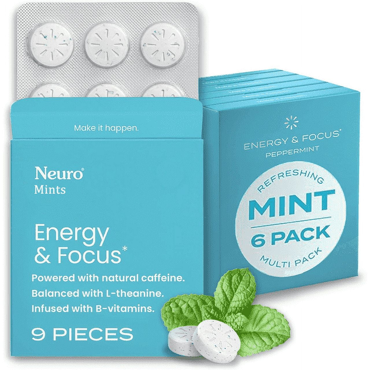 Neuro Mints Energy Caffeine Mints (54 Pieces) - Walmart.com