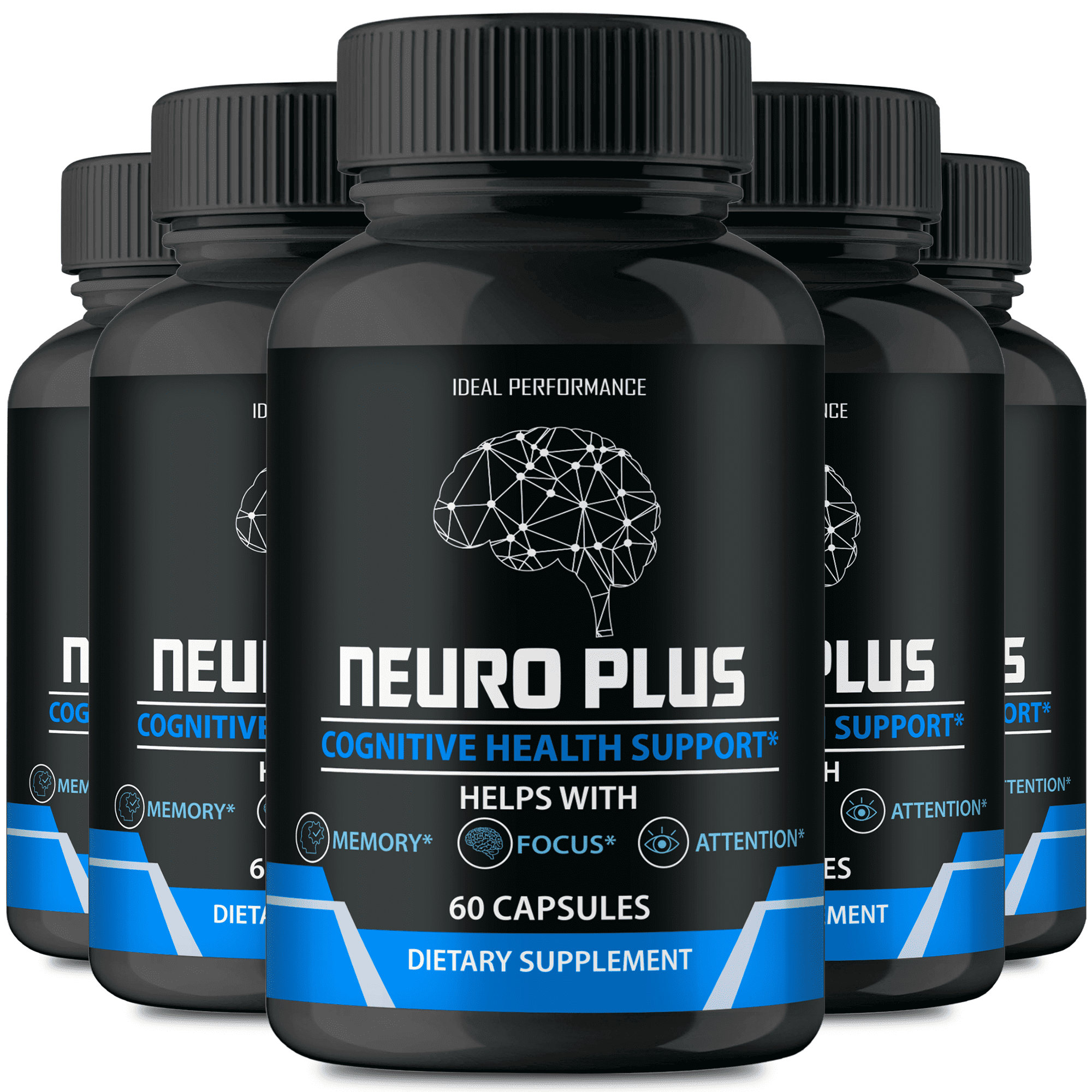 Neuro Plus Brain Supplements for Memory and Focus Capsules, NeuroPlus ...