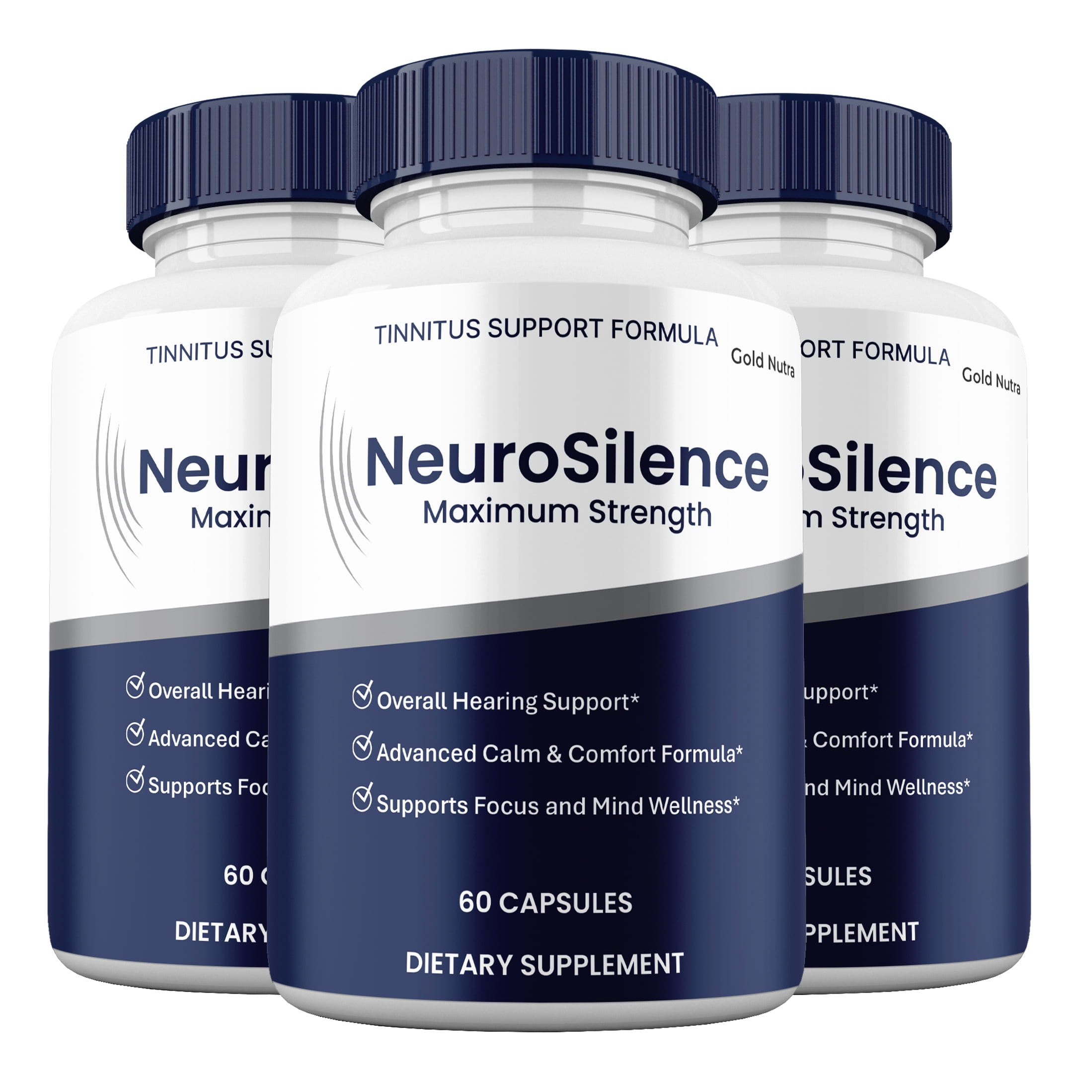 Neuro Silence Supplement Capsules, Hearing and Ear Health, NeuroSilence ...
