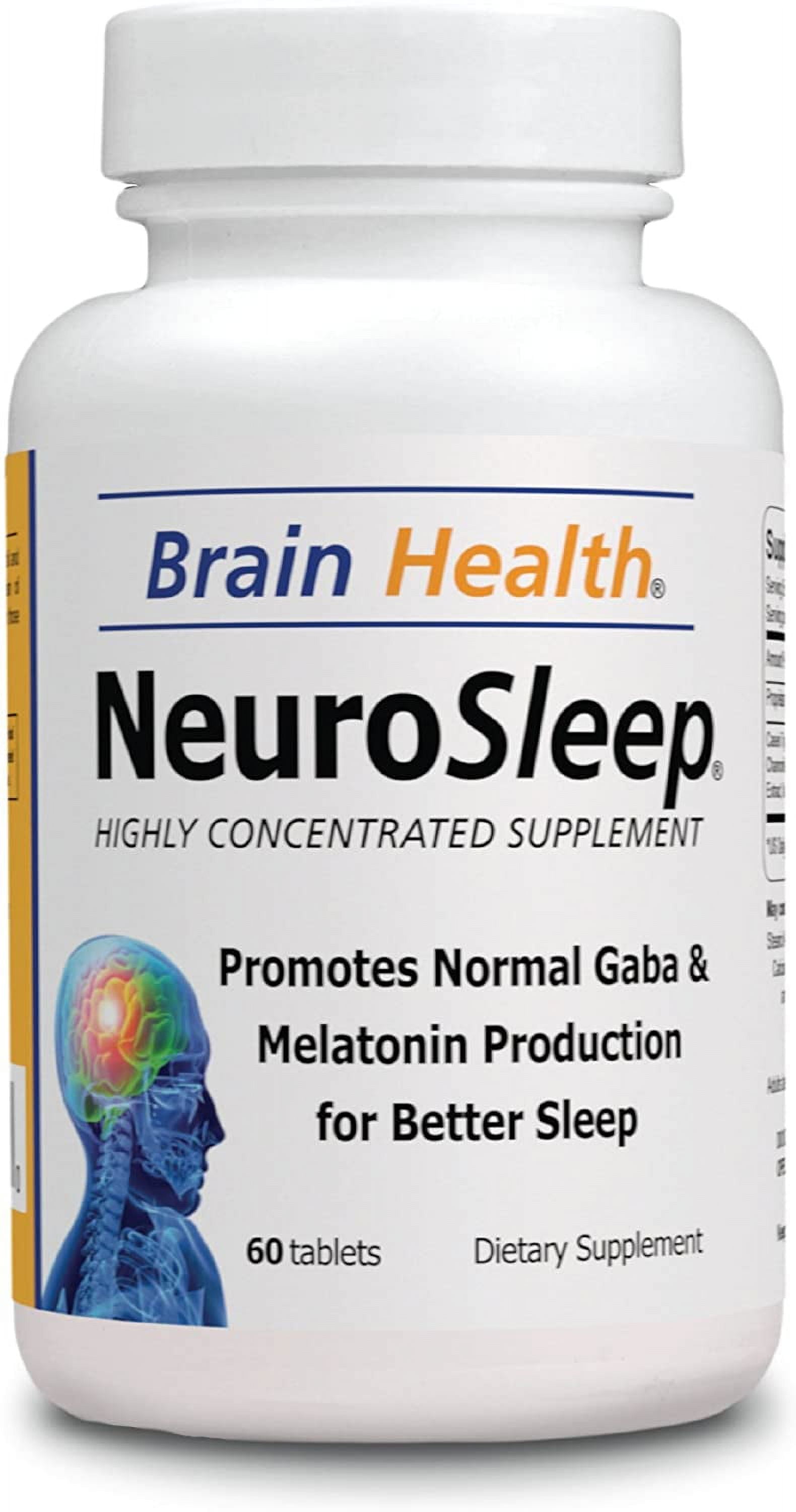 Neuro Sleep - Brain Health - 60 Tablets - 100% Natural Supplements ...