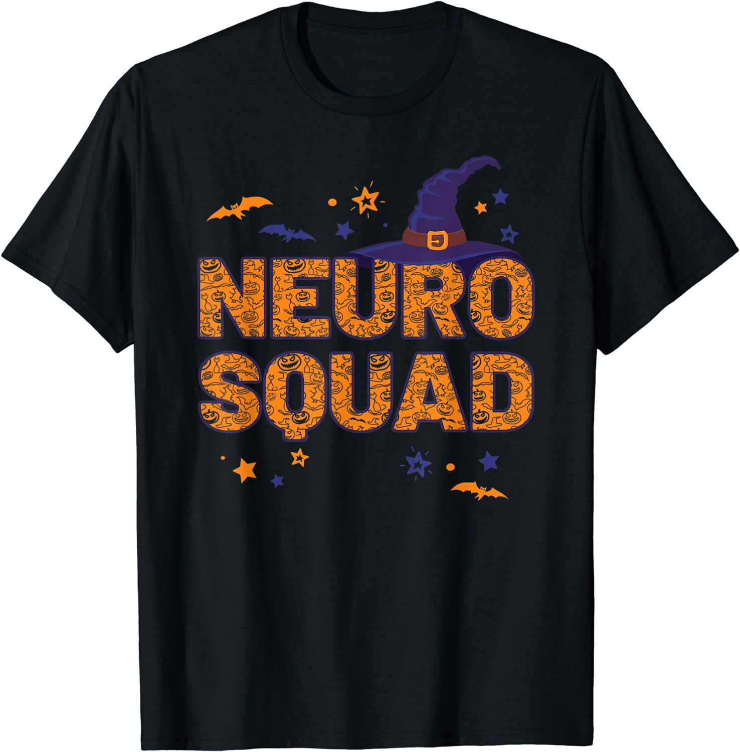 Neuro Squad Witch Halloween Neurology Nurse Tech Matching T-Shirt ...