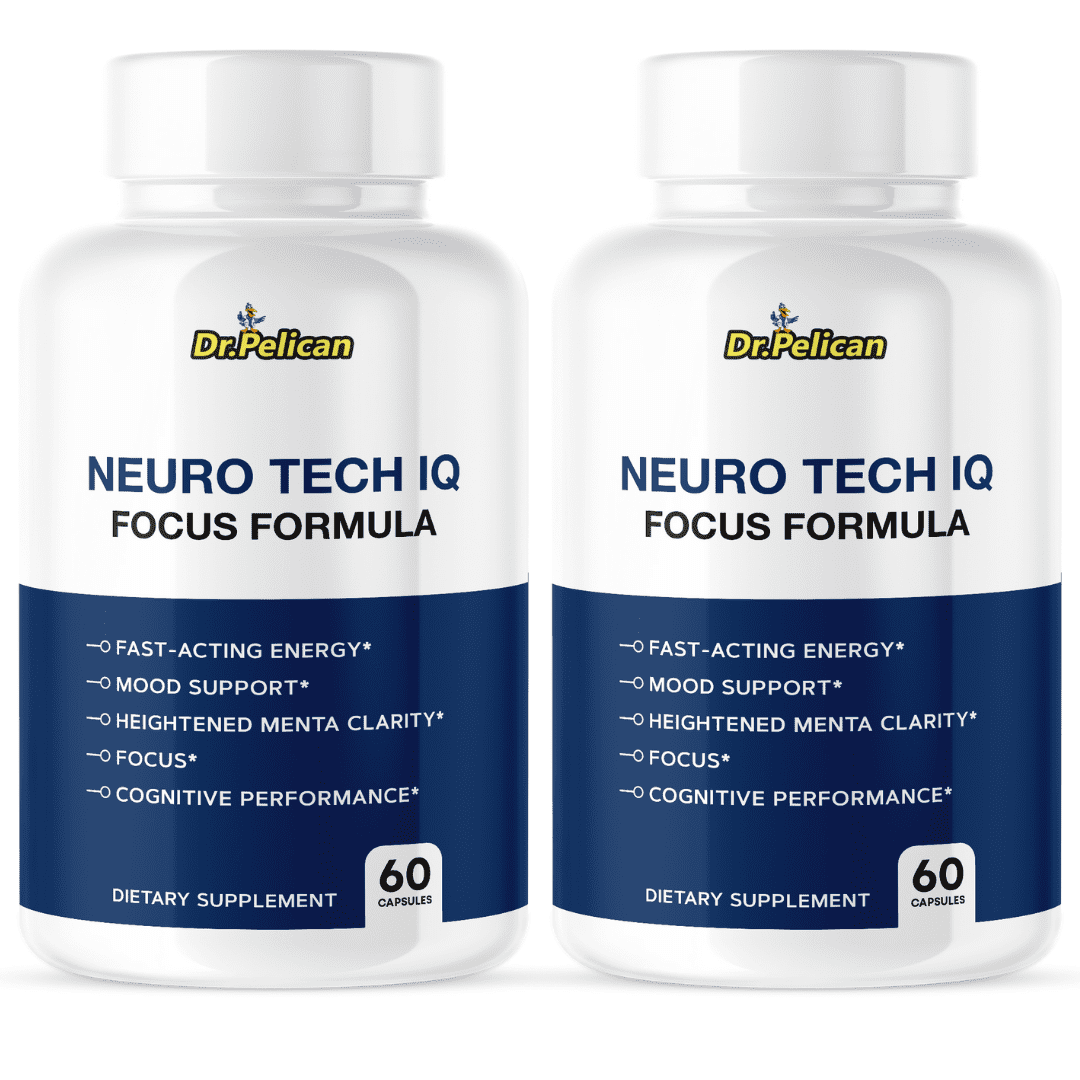 Pelican Vitamins Neuro Tech IQ, Energy Focus Mood Support, 120 Capsules ...