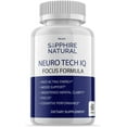 Neuro Tech IQ Ultra Focus Clarity Brain Supplement, 60 Capsules ...