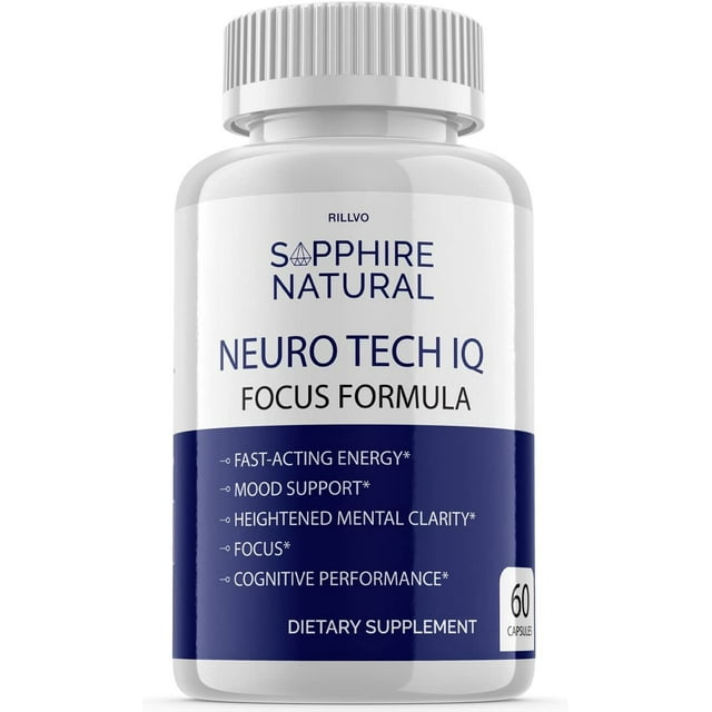 Neuro Tech IQ Ultra Focus Clarity Brain Supplement, 60 Capsules ...