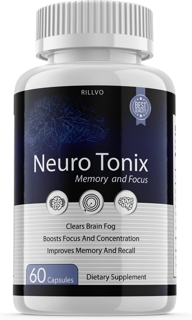 Neuro Tonix - Brain Pills for Memory & Focus Supplement, 60 Capsules ...