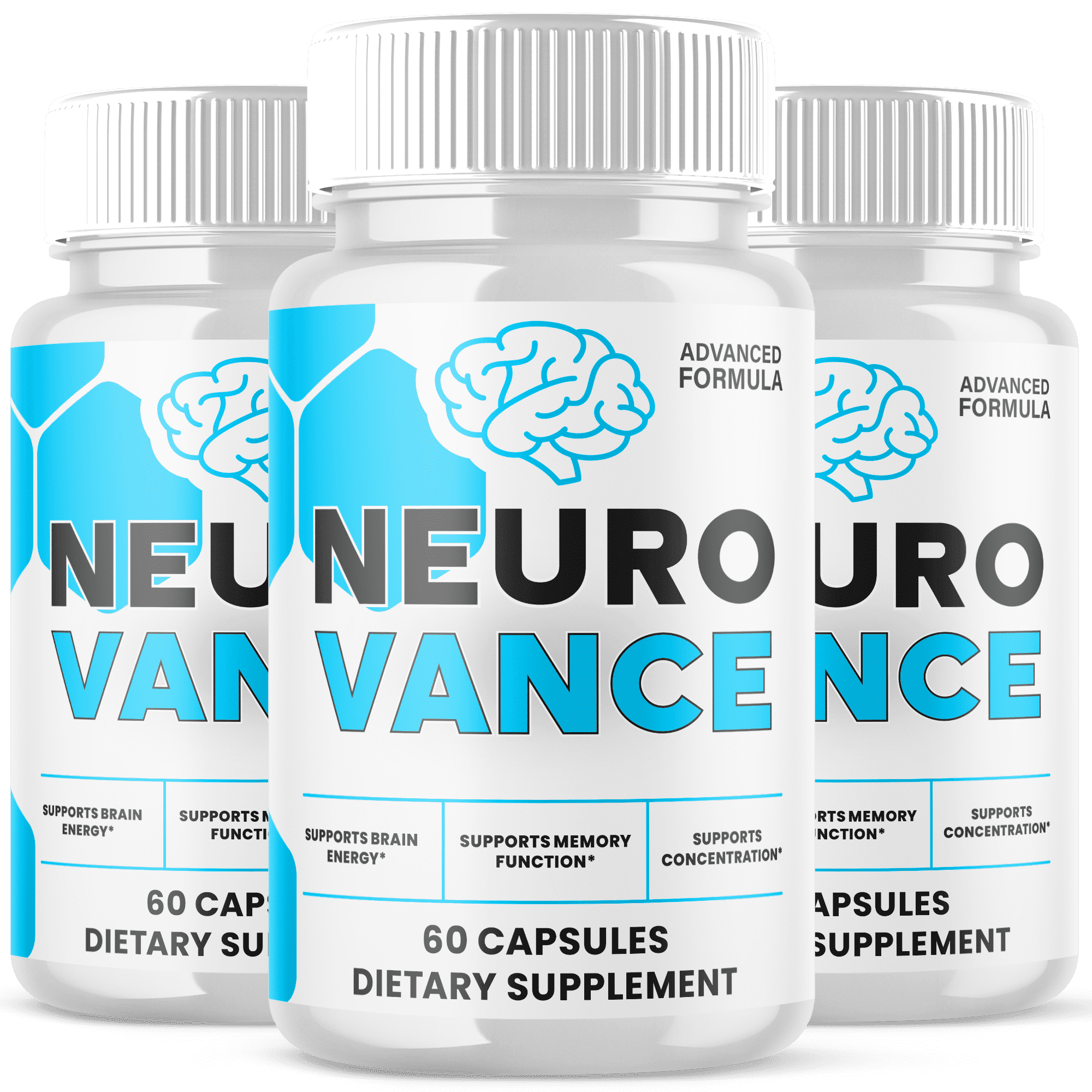 Neuro Vance Advanced Formula Brain Support Pills Maximum Strength ...