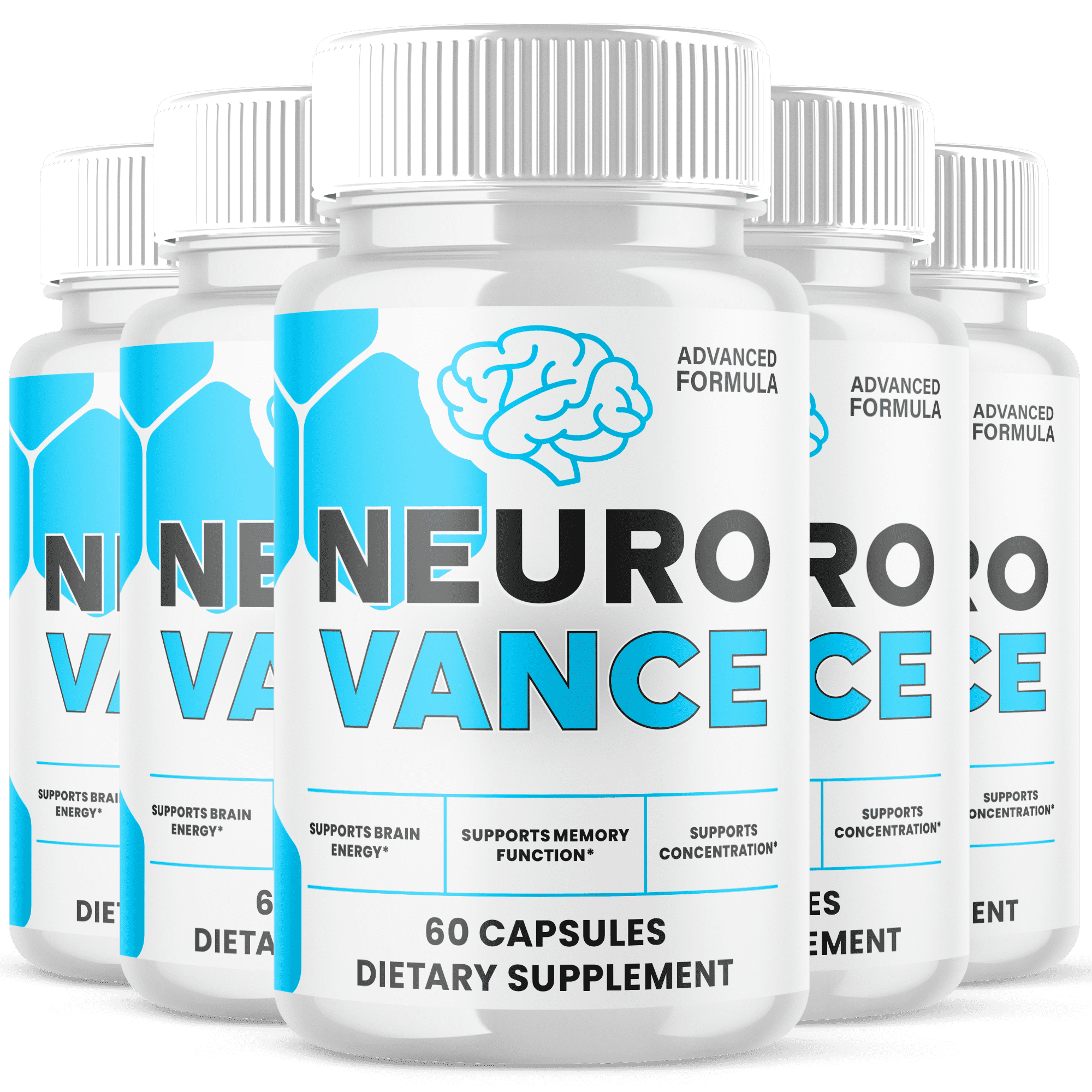 Neuro Vance Advanced Formula Brain Support Pills Maximum Strength ...