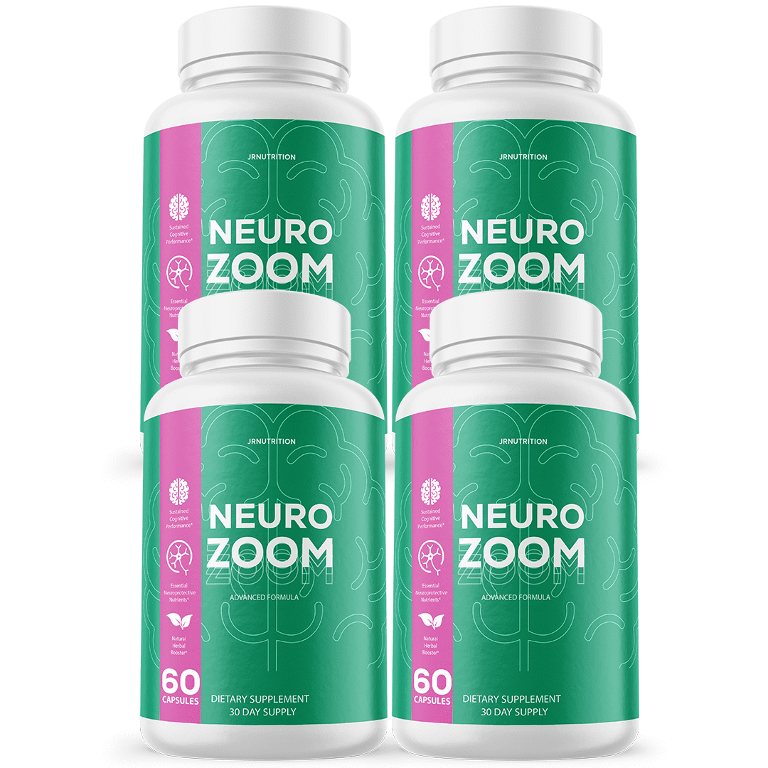 Neuro Zoom - Cognitive Support Dietary Supplement 60 Capsules (4 Pack ...