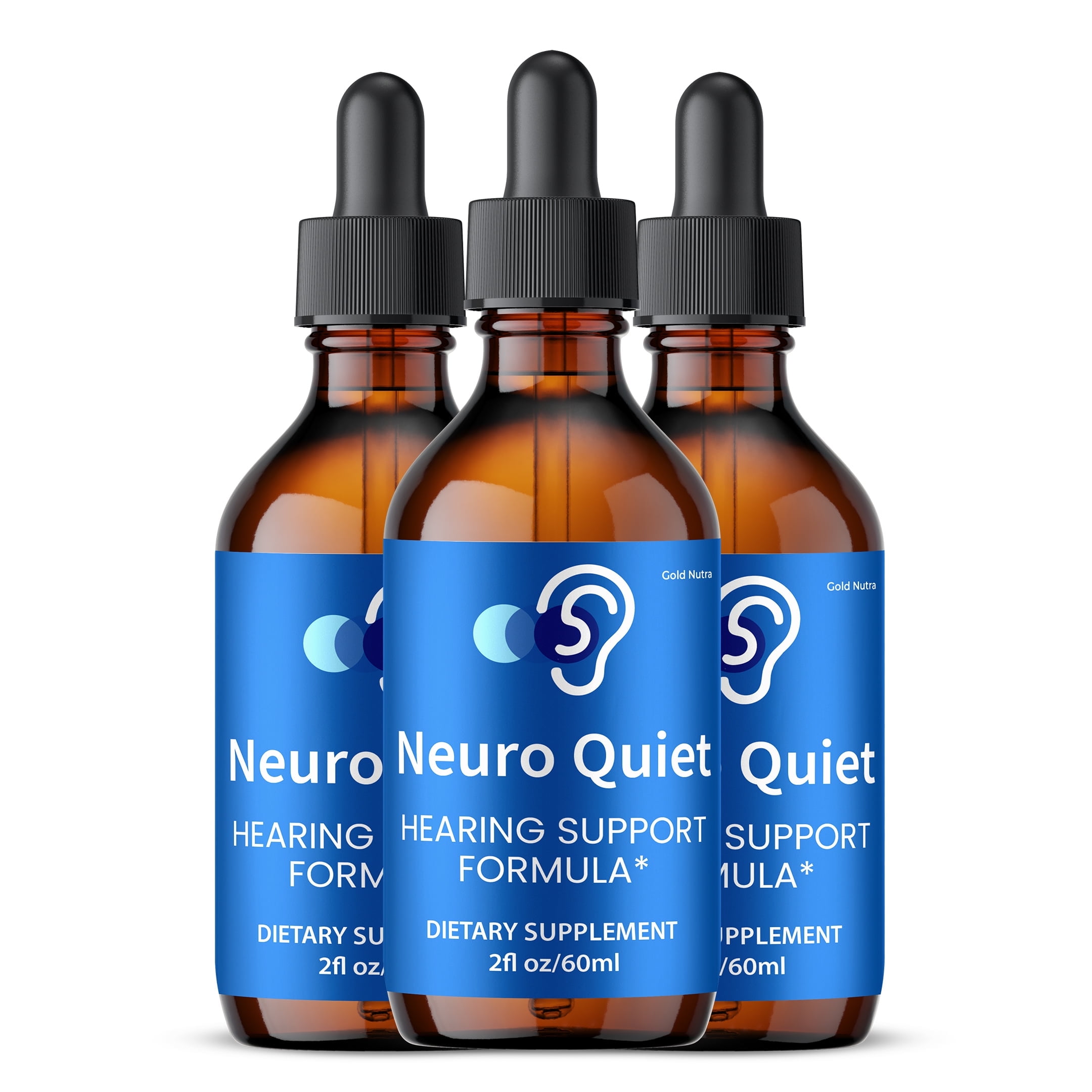 NeuroQuiet Liquid Supplement, Hearing and Ear Health, Neuro Quiet Drops ...