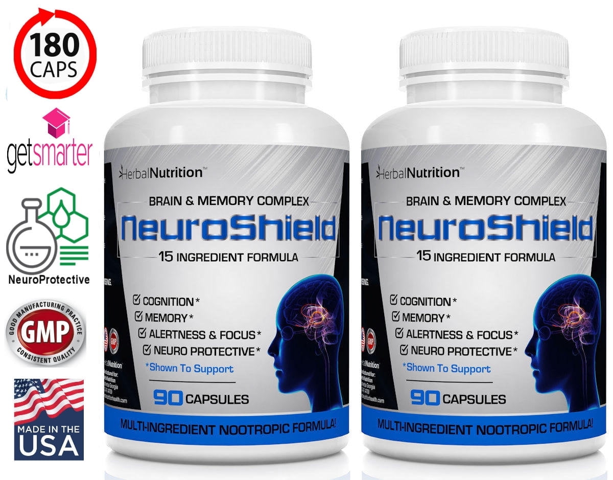 NeuroShield Advanced Memory Formula, Brian Boosting Ingredients, Bacopa ...