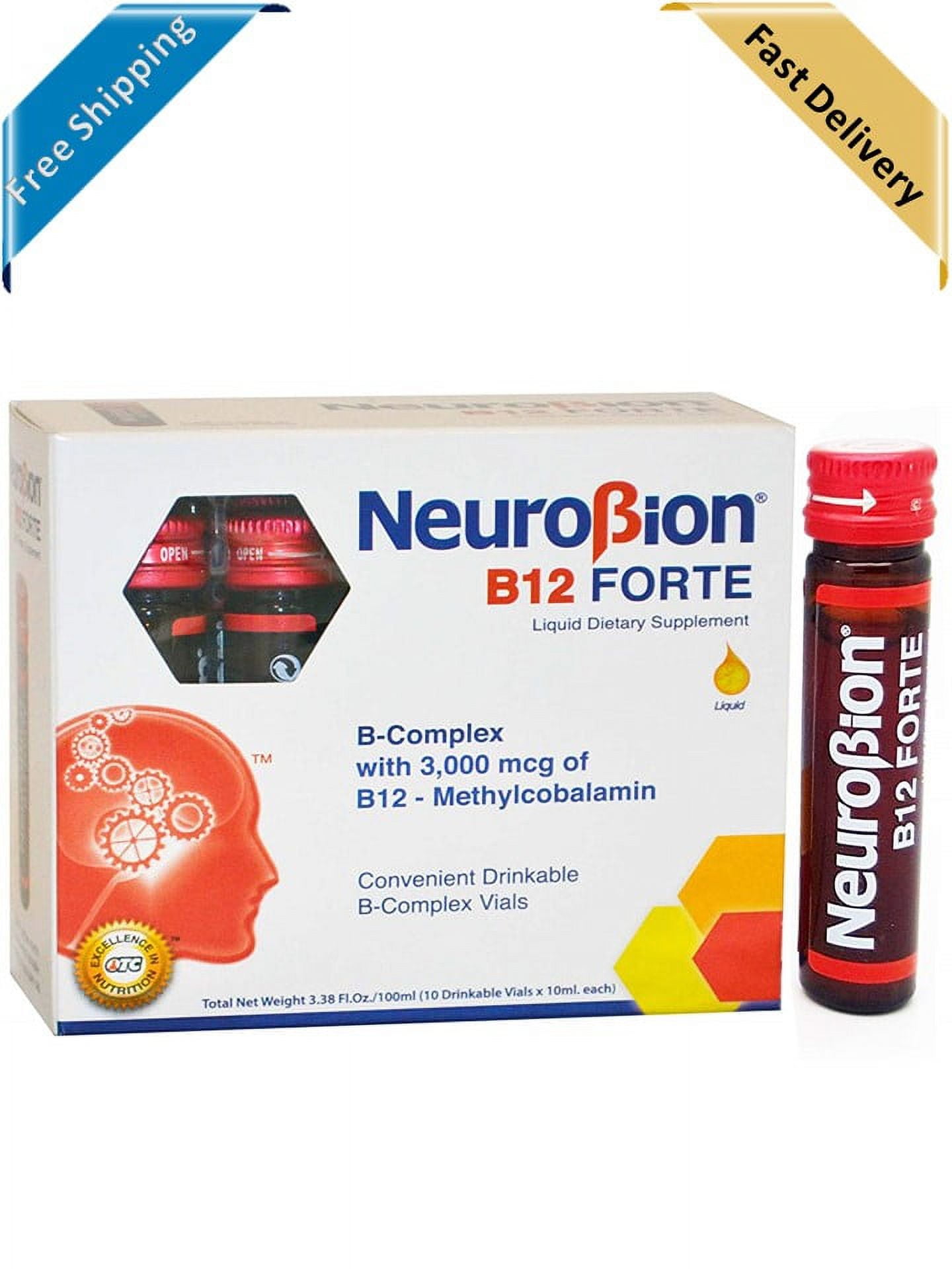 Neurobion B12 Forte 10 Vials x 10 ml - Walmart.com